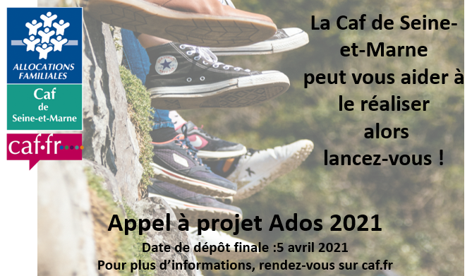 Appel à projets ados 2021 - CAF 77 - Favieres